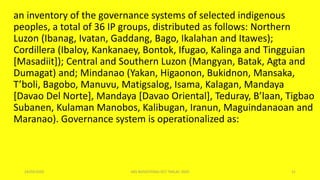 Philippine indigenous communities | PPTX