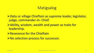 Philippine indigenous communities | PPTX