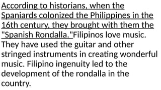 Philippine Instrumental Ensemble Rondalla and Drum and Lyre.pptx
