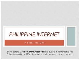 Philippine internet | PPT