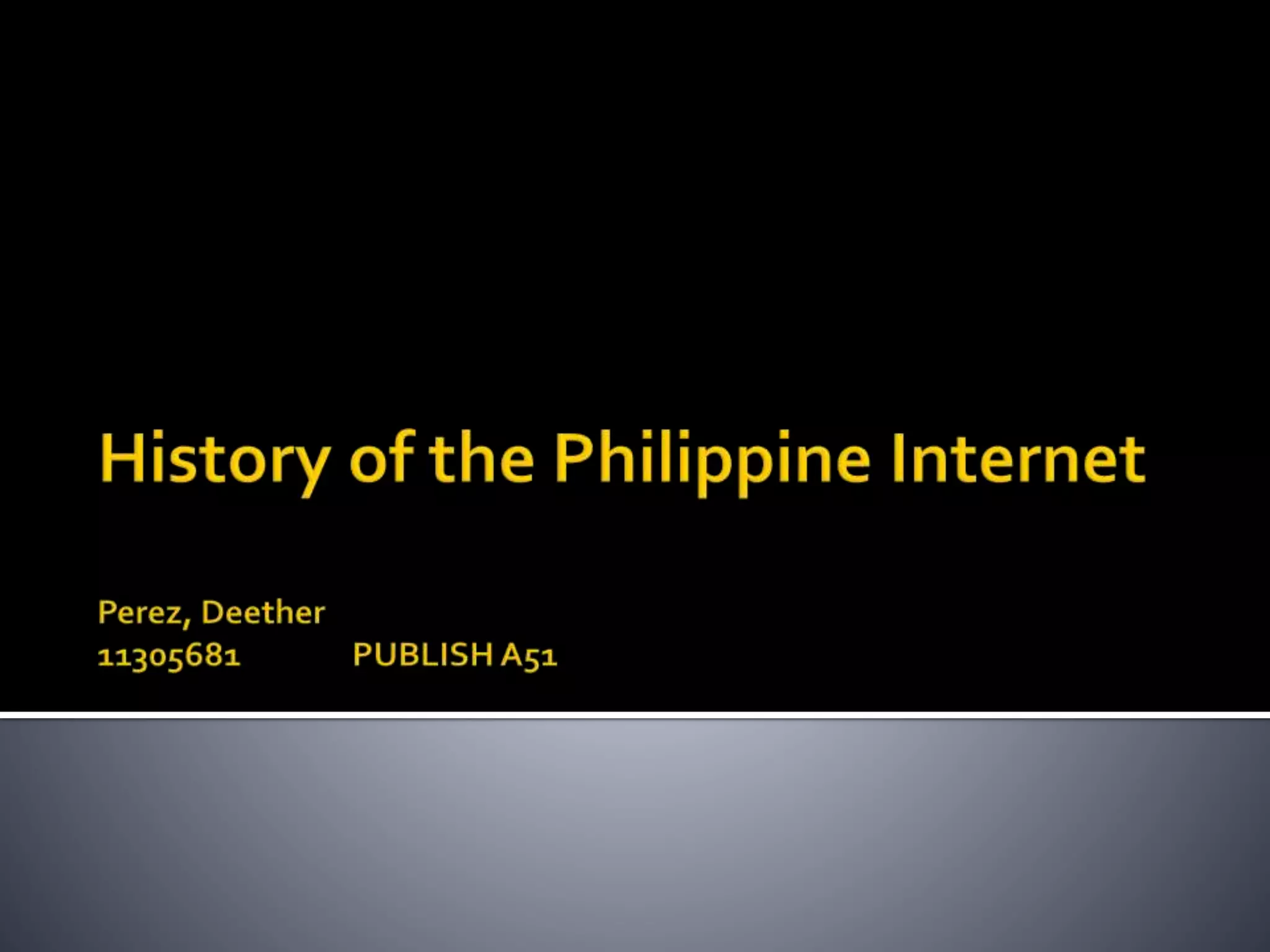 Philippine Internet | PPTX