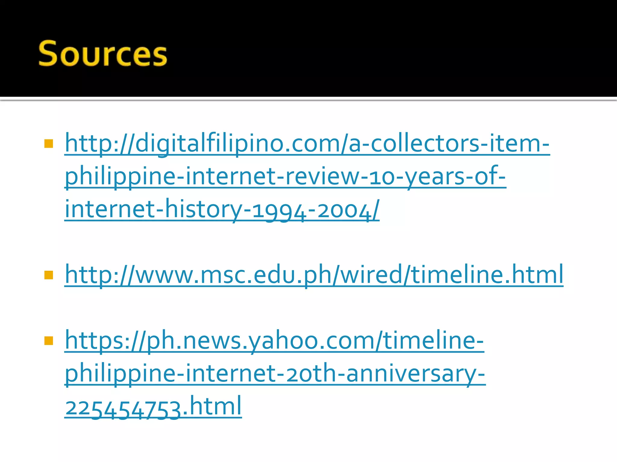 Philippine Internet | PPTX