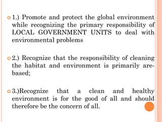 Philippine laws in Protecting Environtment | PPTX