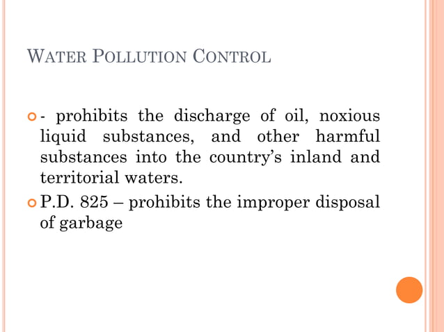 Philippine laws in Protecting Environtment | PPTX
