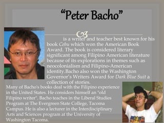 Philippine literature in english | PPTX | Fiction | Books and Literature