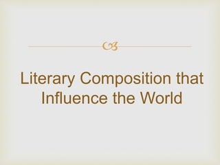 Philippine literature | PPTX | Poetry | Books and Literature