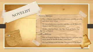 Philippine literature under US colonization | PPT