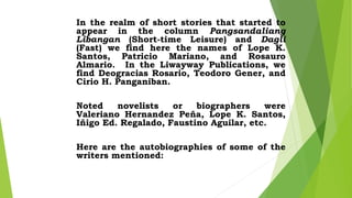 Philippine Literature_American Period.pptx | Poetry | Books and Literature