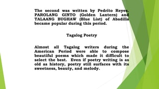 Philippine Literature_American Period.pptx