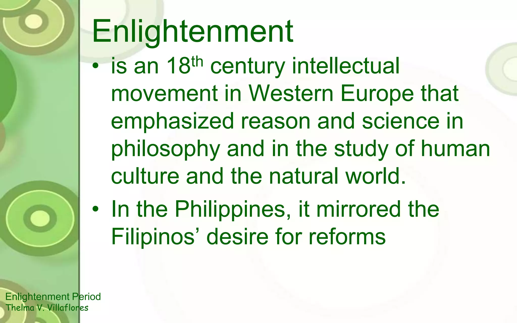 Philippine literature during the enlightenment period | PPTX