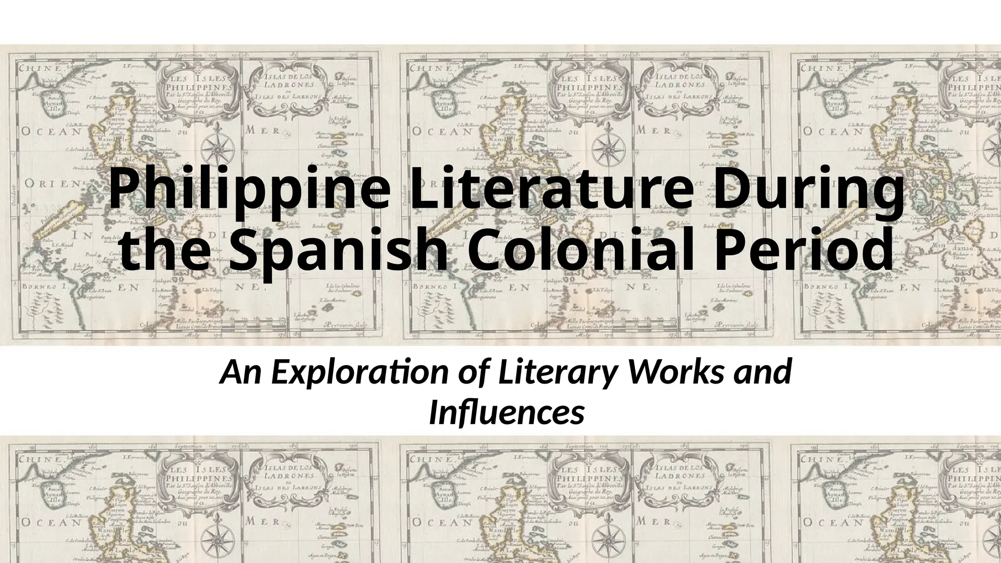 Philippine Literature During the Spanish Colonial Period | PPTX