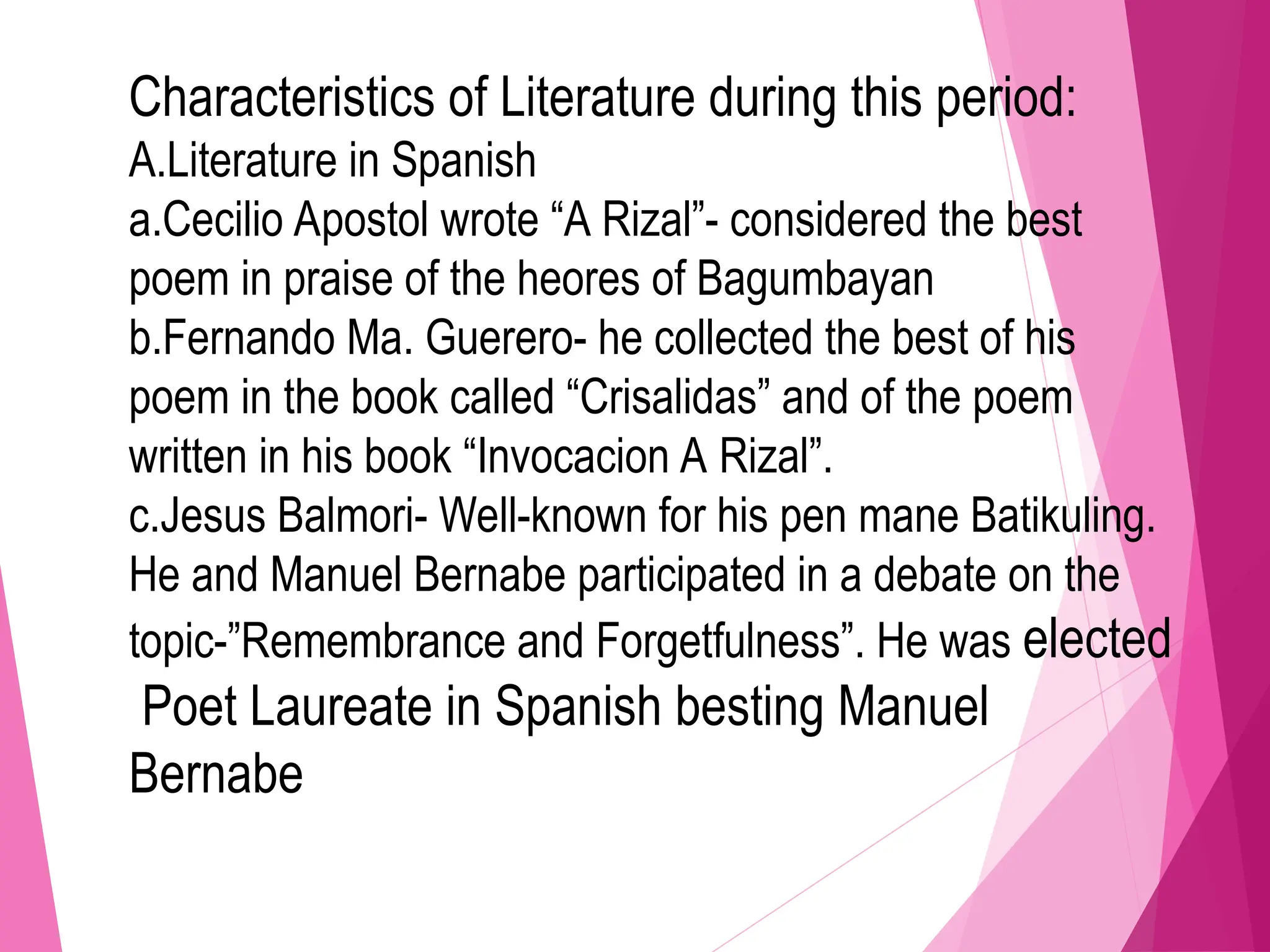 Philippine Literature in American Colonial Period PPT.ppt