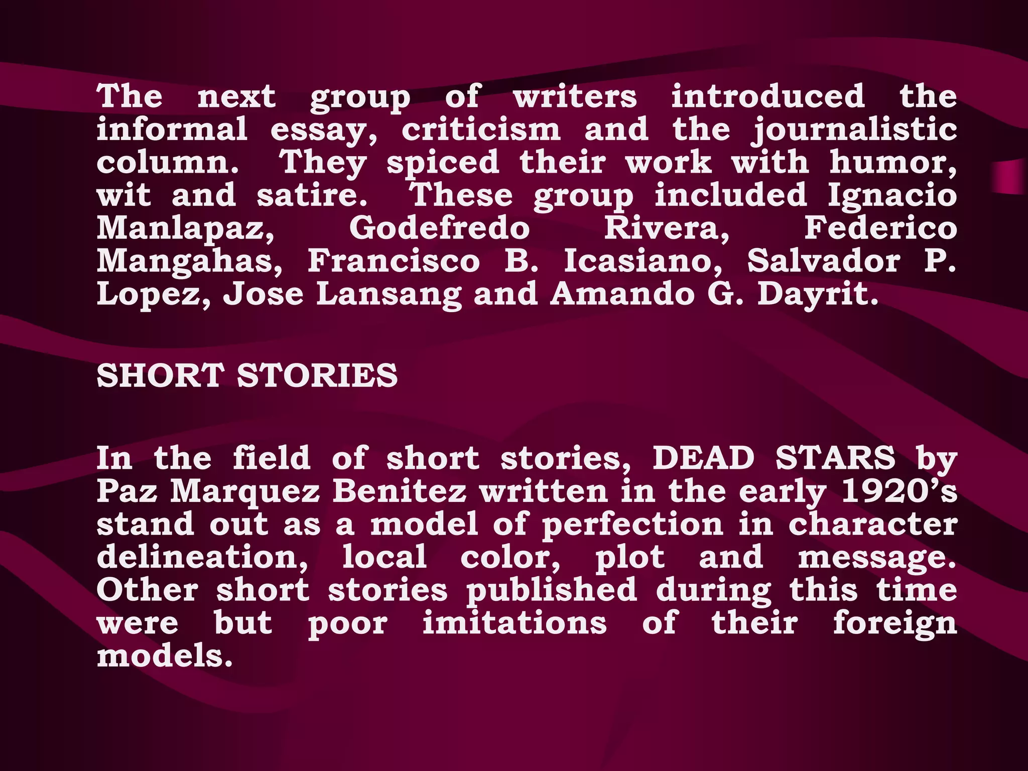 Philippine literature in english | PPTX