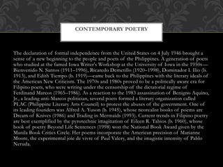 Philippine literature poetry | PPTX