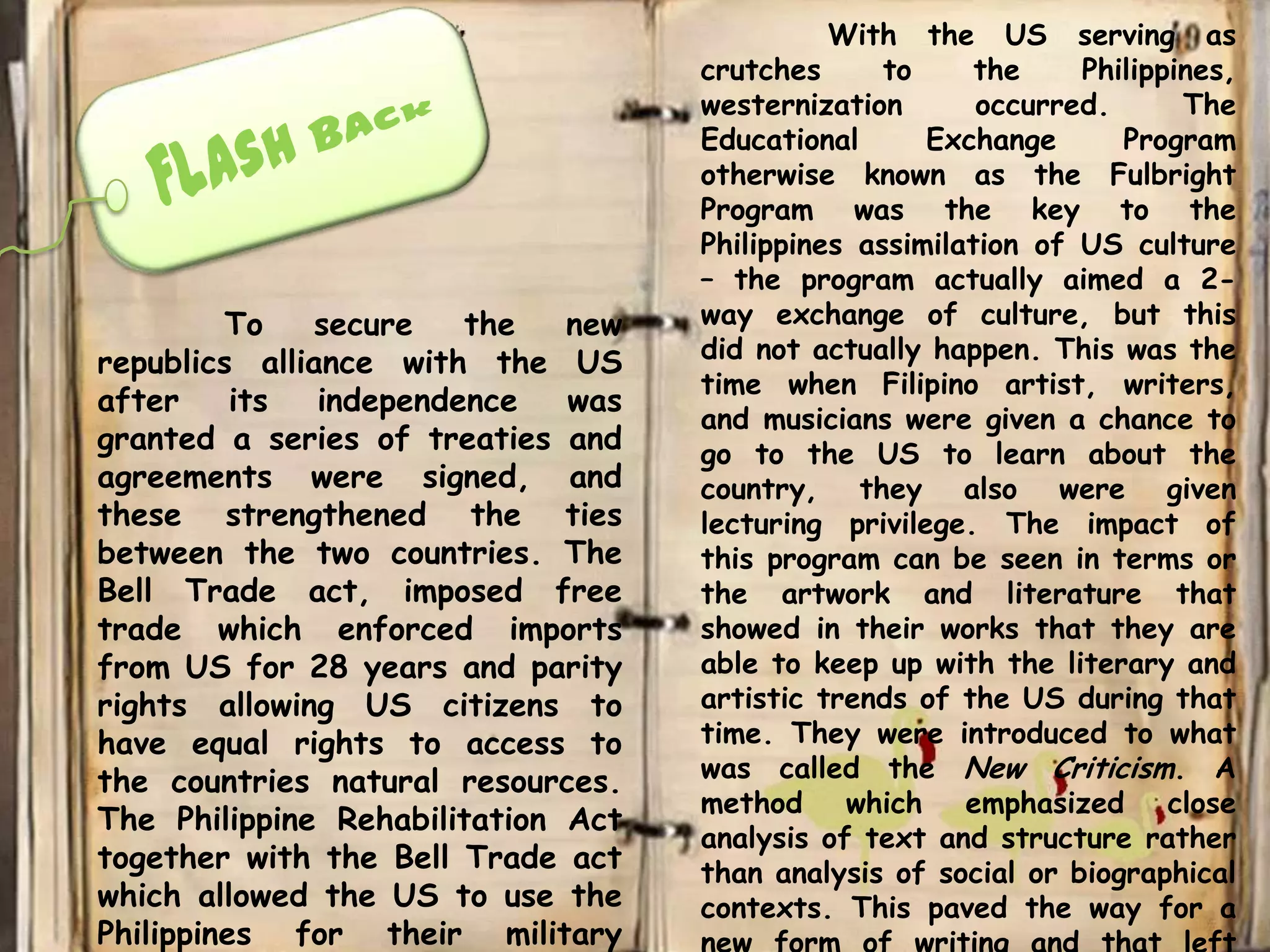 Philippine literature (under the republic) FINAL | PPTX