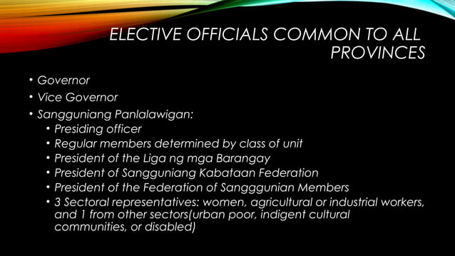 Philippine Local Government System | PPT