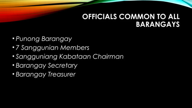 Philippine Local Government System | PPT