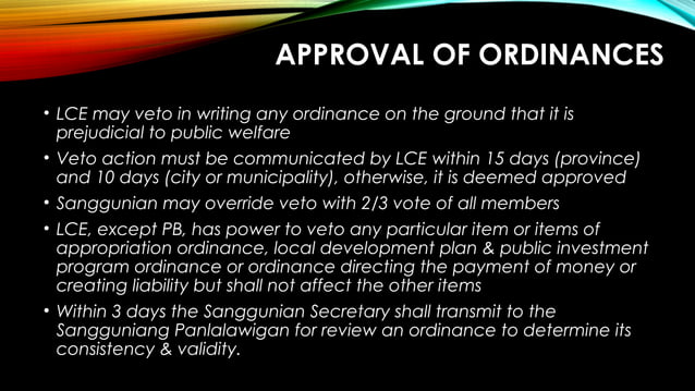 Philippine Local Government System | PPT
