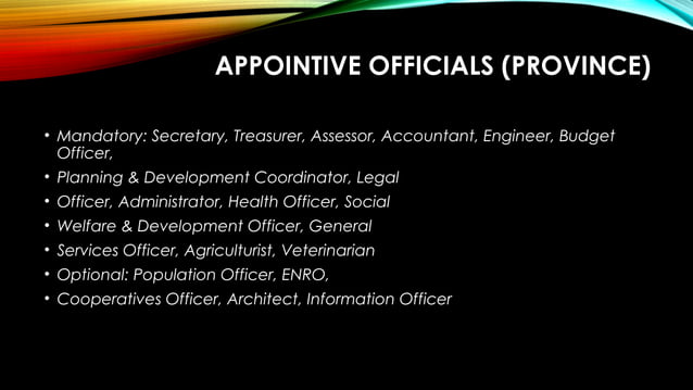 Philippine Local Government System | PPT