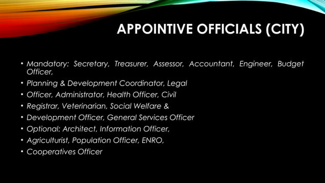 Philippine Local Government System | PPT