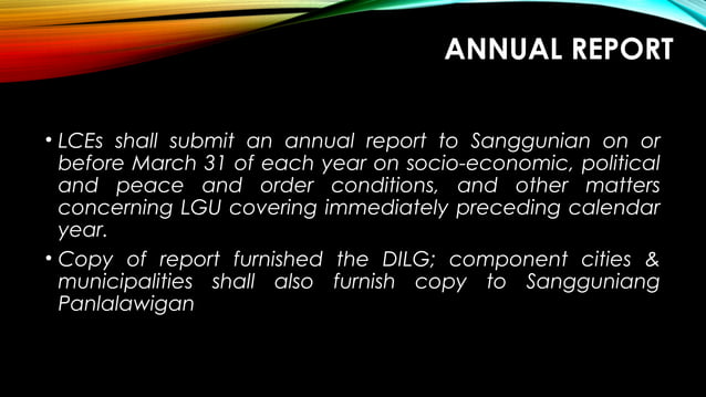 Philippine Local Government System | PPT