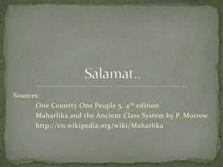 Philippine maharlika 2 | PPTX