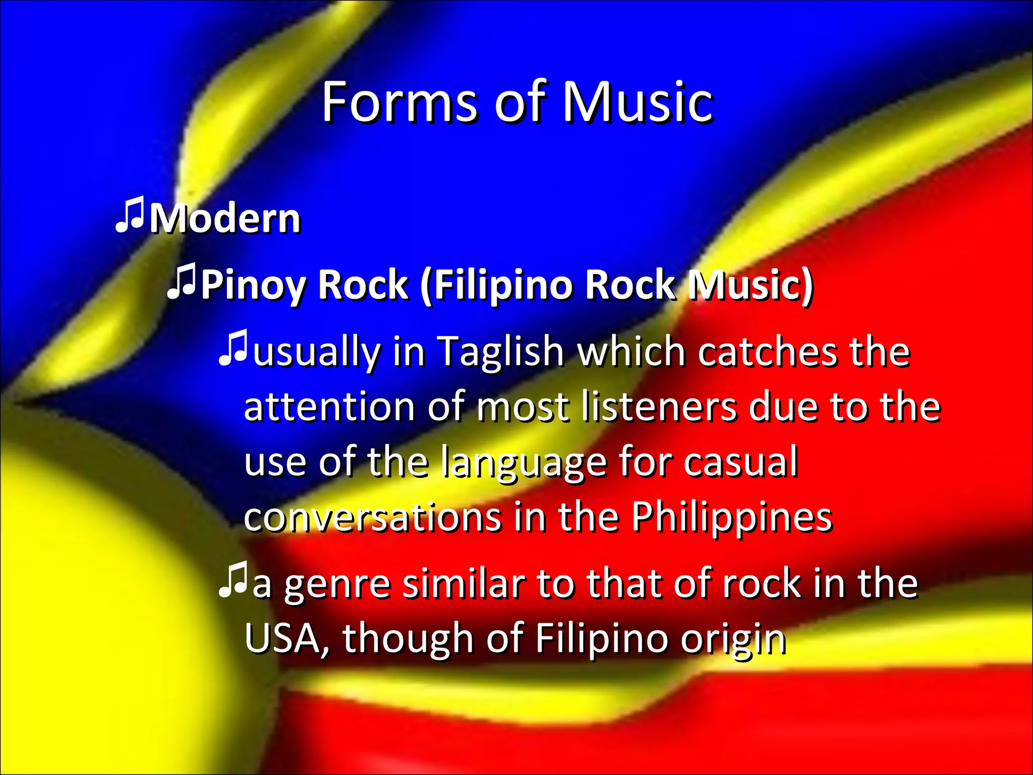 Philippine music | PPT