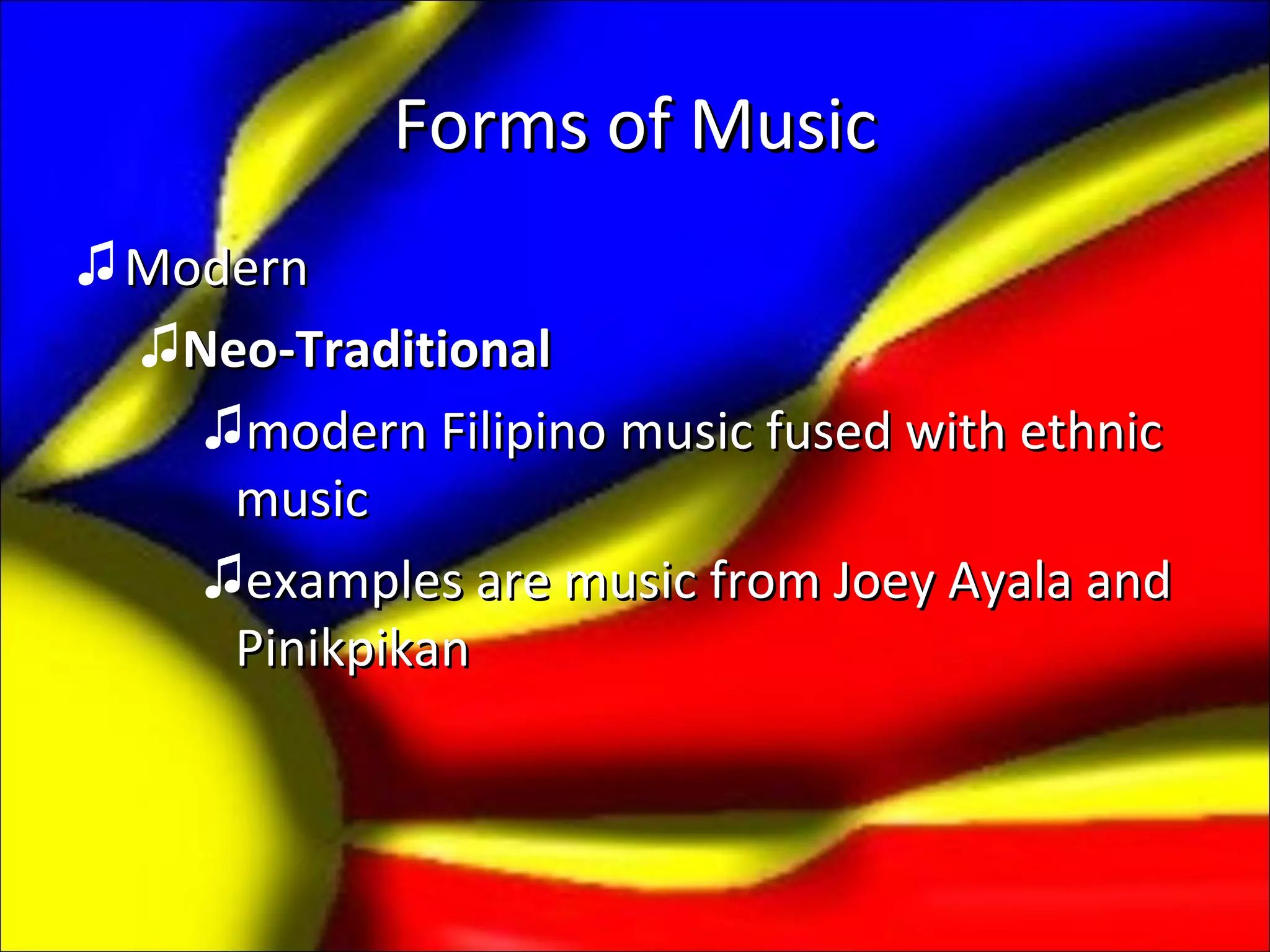 Philippine music | PPT