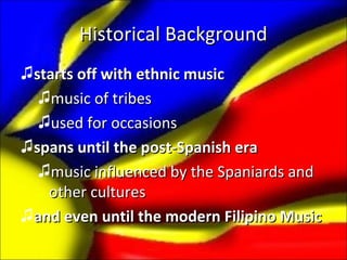 Philippine music | PPT