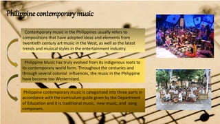 Different Music Types in the Philippines | PPTX