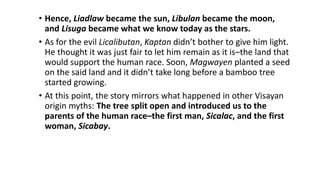 PHILIPPINE MYTHOLOGY (VISAYAS).pptx