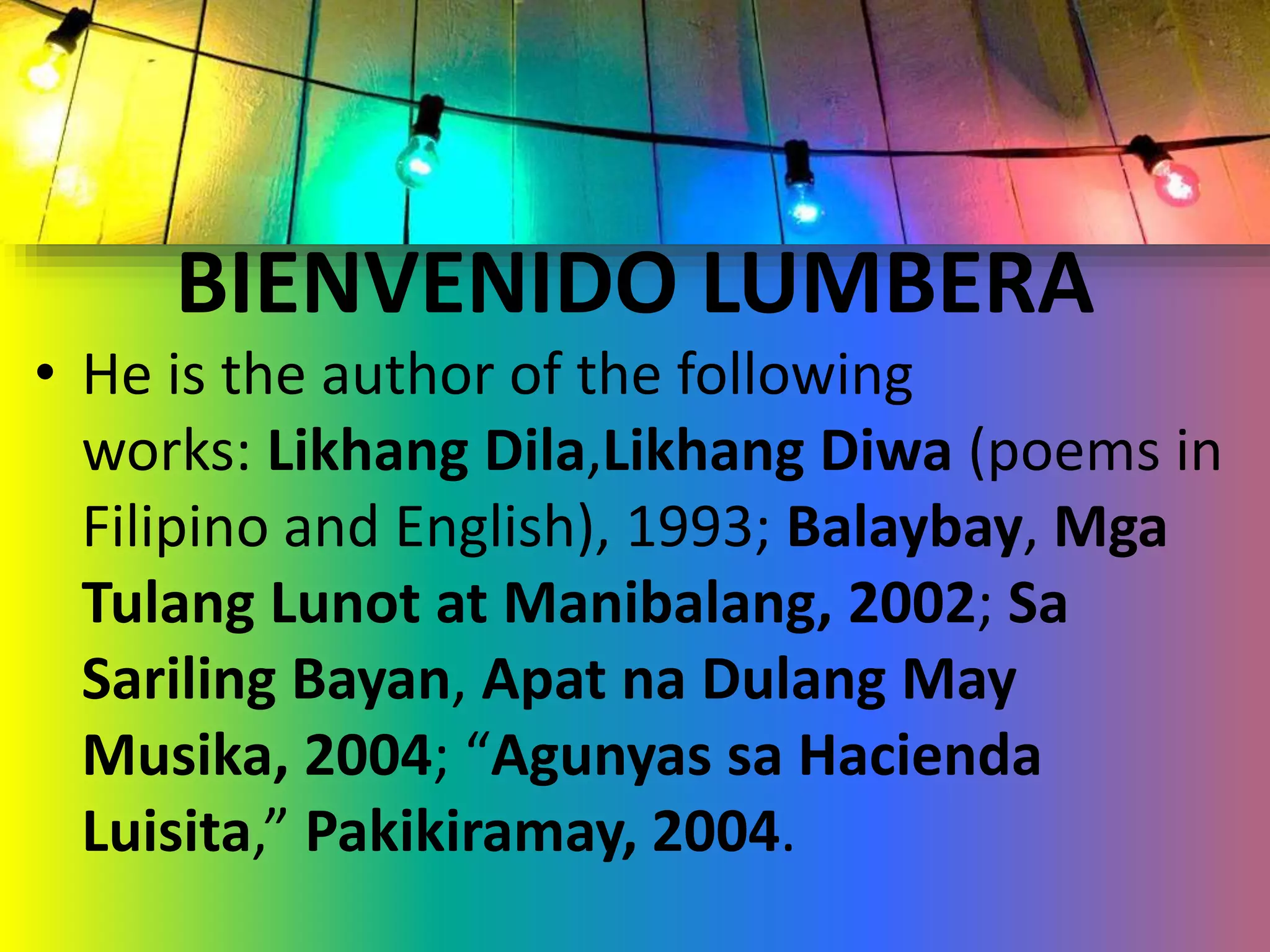 Philippine National Artists for Literature | PPTX