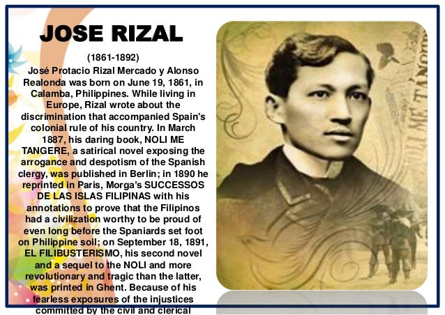 Talambuhay Ni Jose Rizal Ang Pambansang Bayani Ng Pilipinas