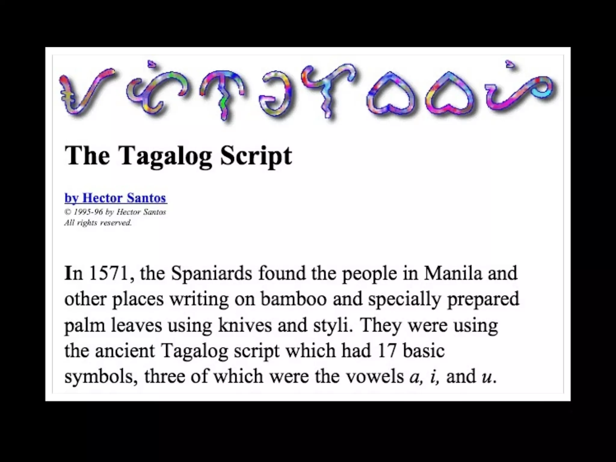 Philippine native scripts as identity, promotion, and preservation in ...