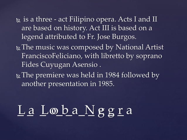 Philippine opera | PPTX | Classical Music | Music