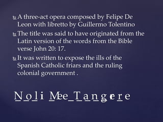 Philippine opera | PPTX