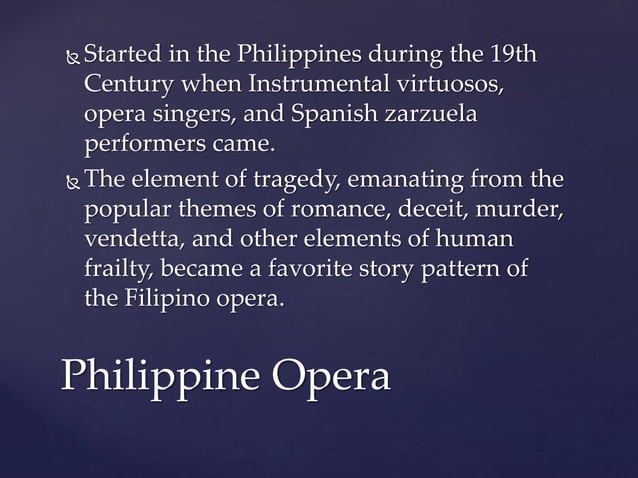 Philippine opera | PPTX | Classical Music | Music