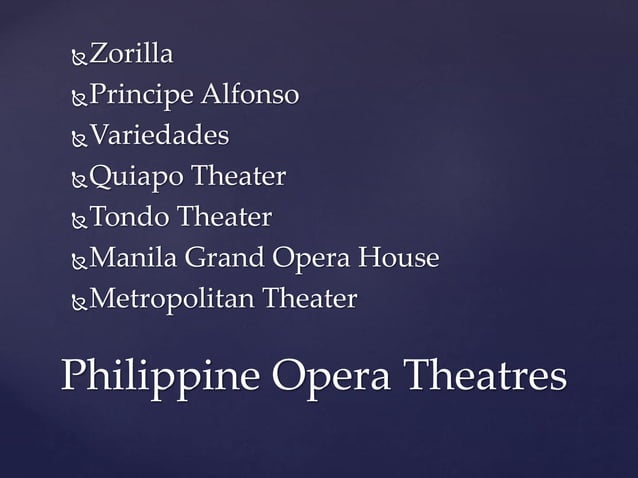 Philippine opera | PPTX | Classical Music | Music