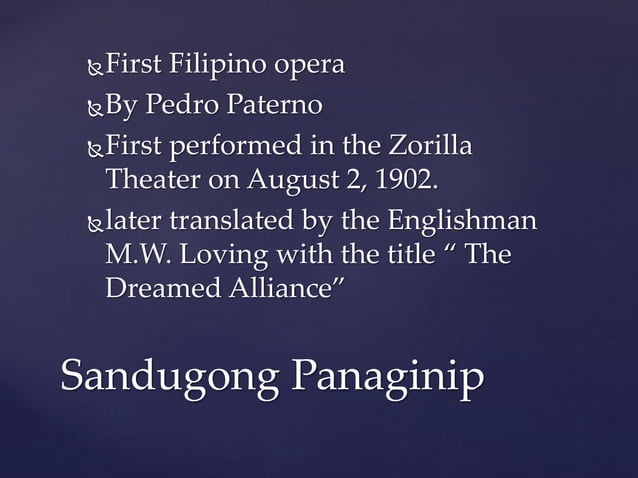 Philippine opera | PPTX | Classical Music | Music