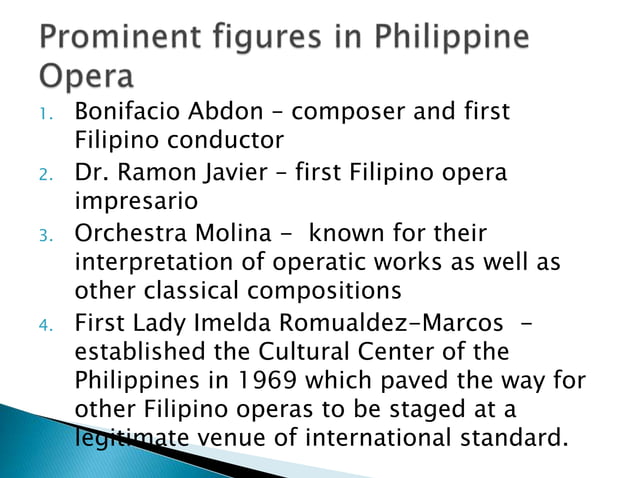Philippine opera ballet musical q4 music grade 10 | PPTX