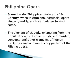 Philippine opera ballet musical q4 music grade 10 | PPTX
