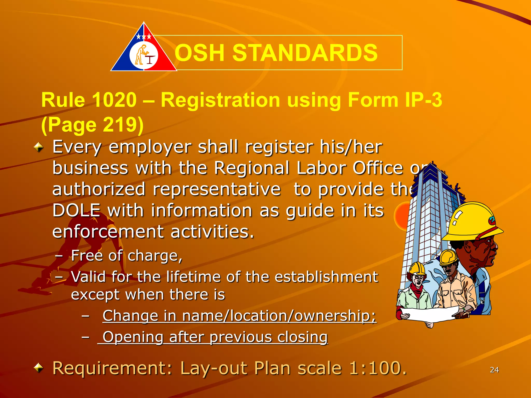 Philippine OSH Standards, rev 2012.ppt | Indoor Environmental Quality ...