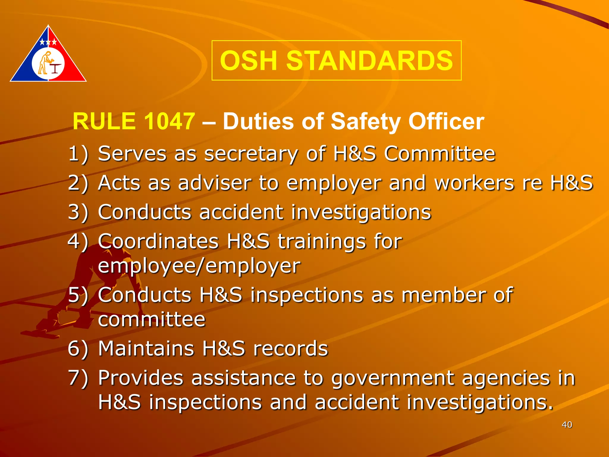 Philippine OSH Standards, rev 2012.ppt | Indoor Environmental Quality ...