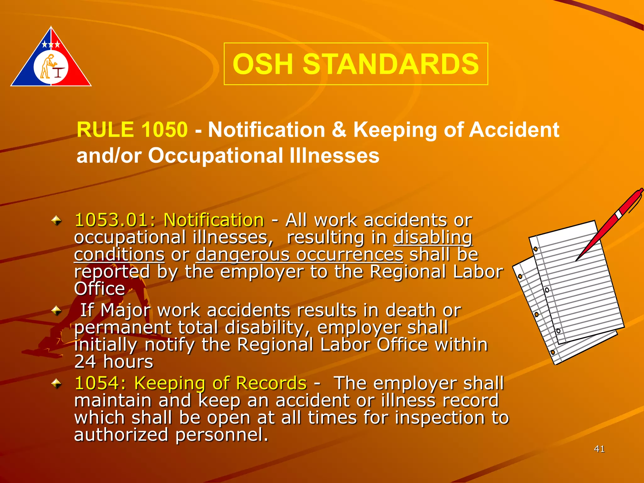 Philippine OSH Standards, rev 2012.ppt | Indoor Environmental Quality ...