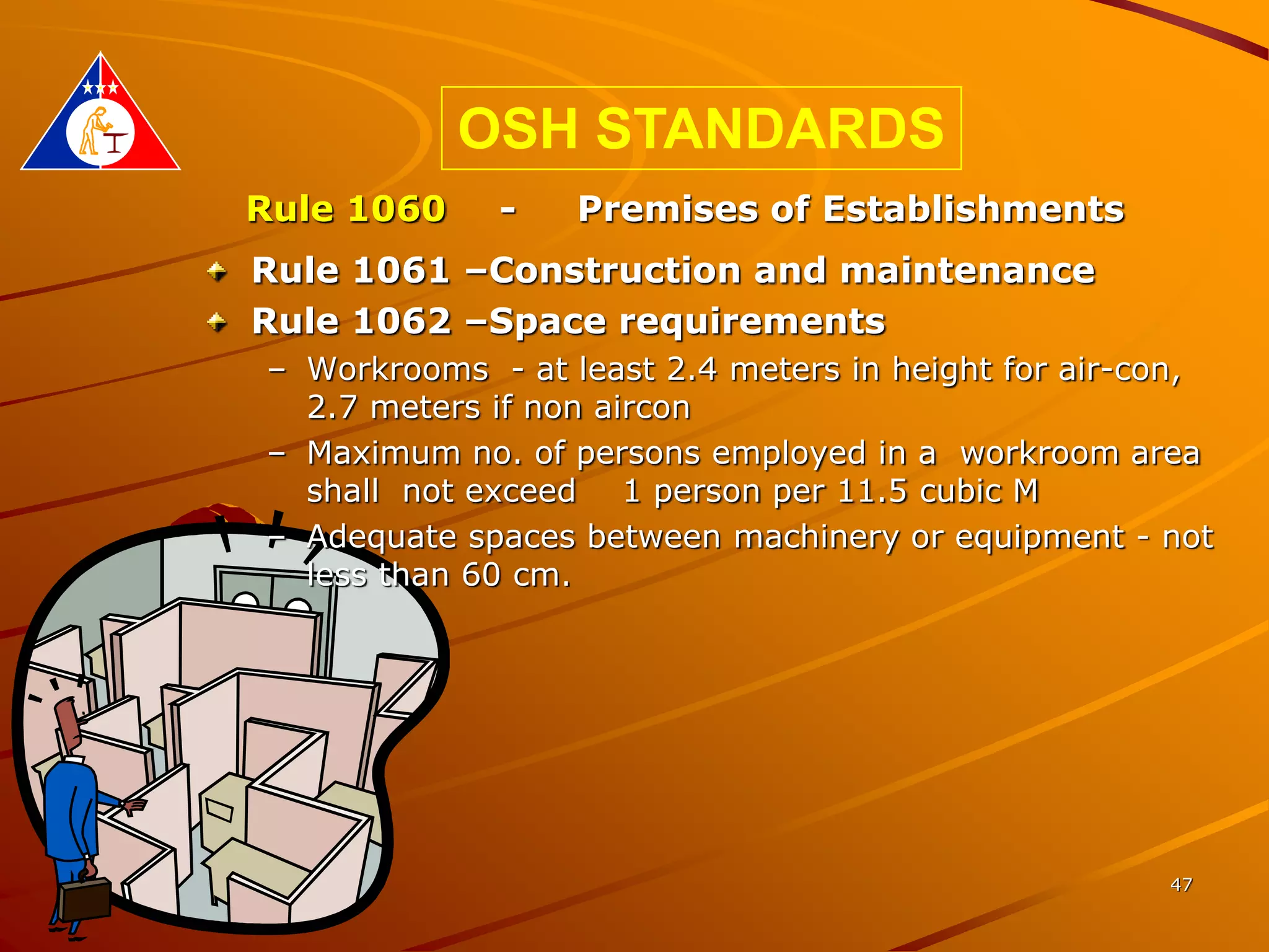 Philippine OSH Standards, rev 2012.ppt | Indoor Environmental Quality ...