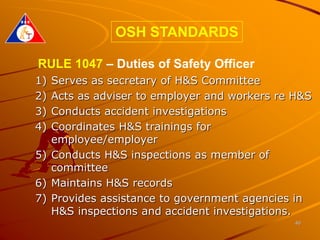 Philippine OSH Standards, rev 2012.ppt