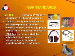 Philippine OSH Standards, rev 2012.ppt