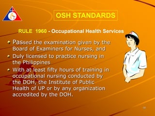 Philippine OSH Standards, rev 2012.ppt