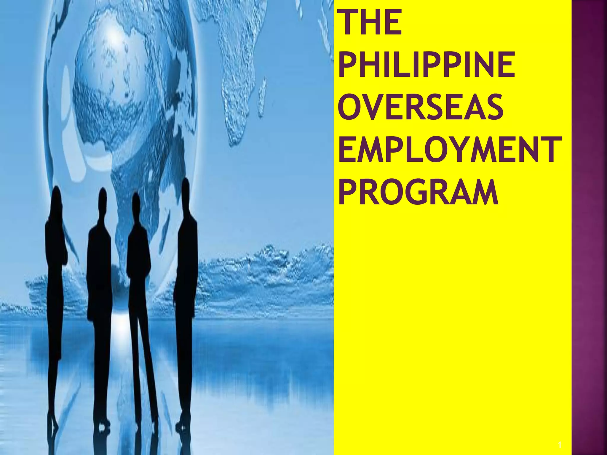 Philippine Overseas Employment Program | PPSX