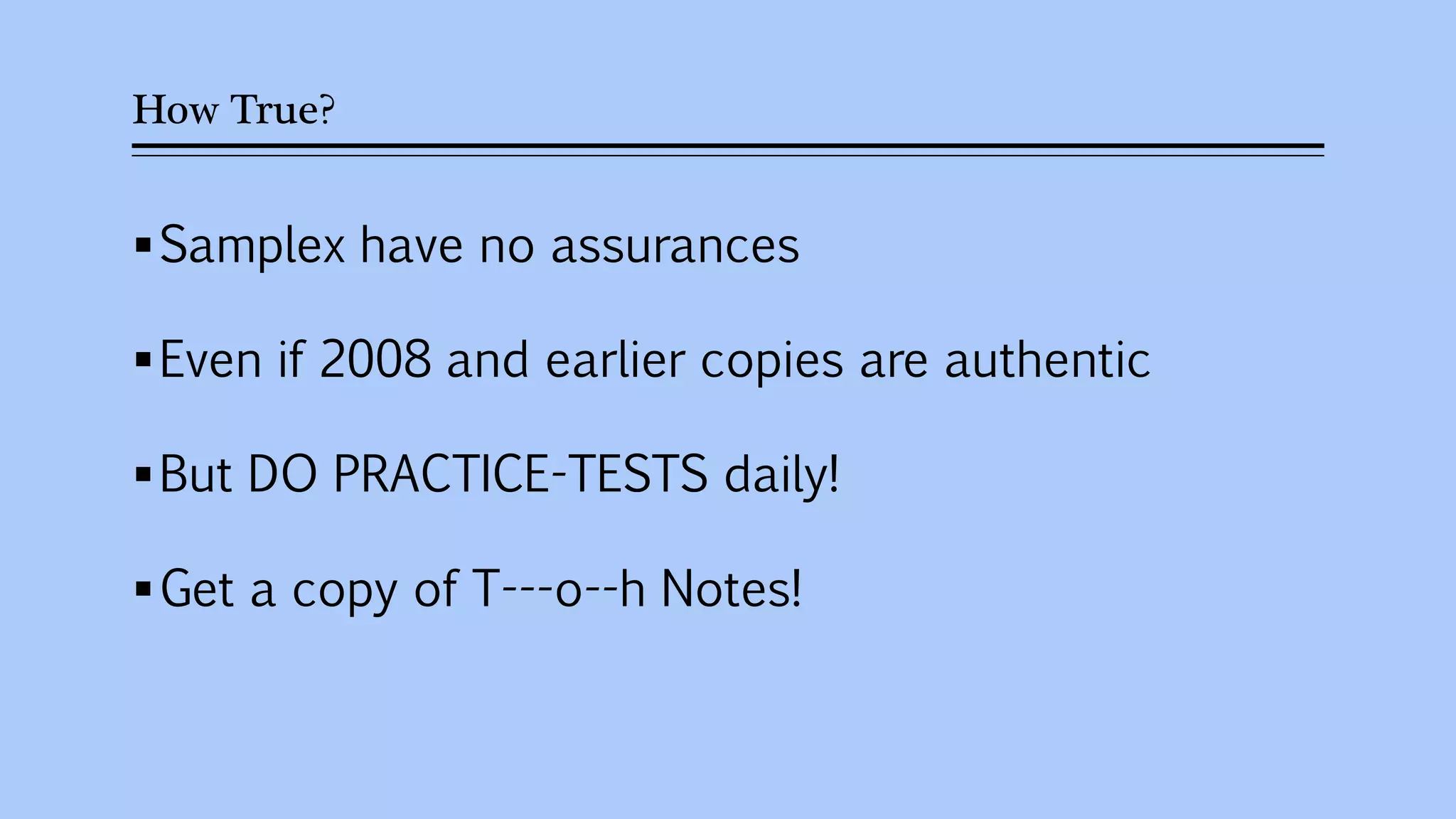 Philippine physician licensure exam primer | PPTX